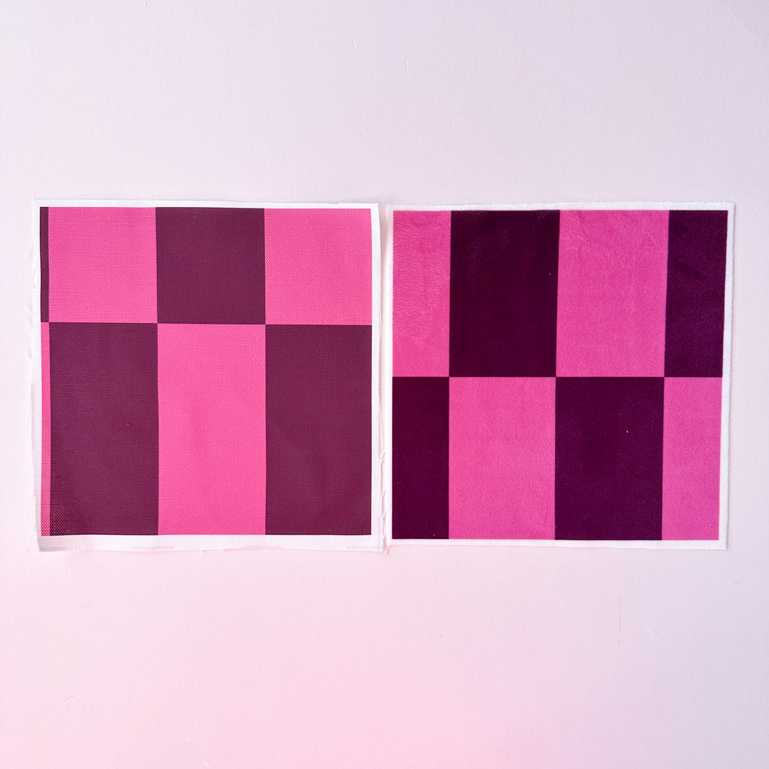 ‘Checkered Chic’ Fabric in Raspberry – Sorbet Dreams